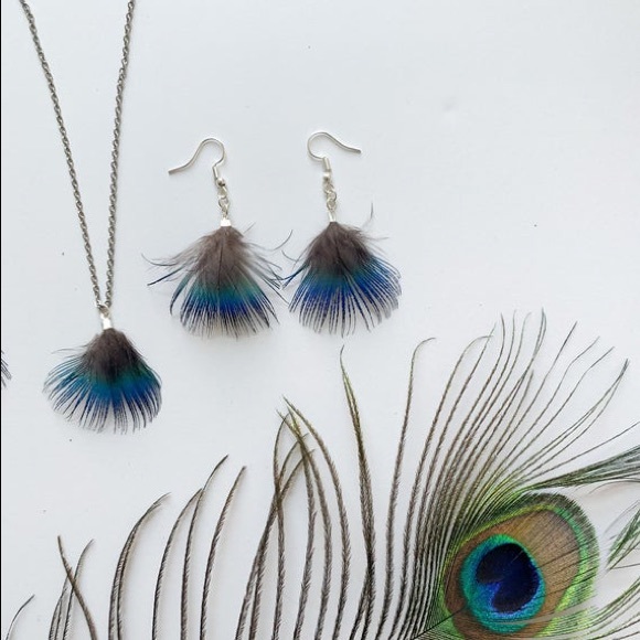 Jessica Sterner | Jewelry | Beautiful Handmade Real Peacock Feather ...
